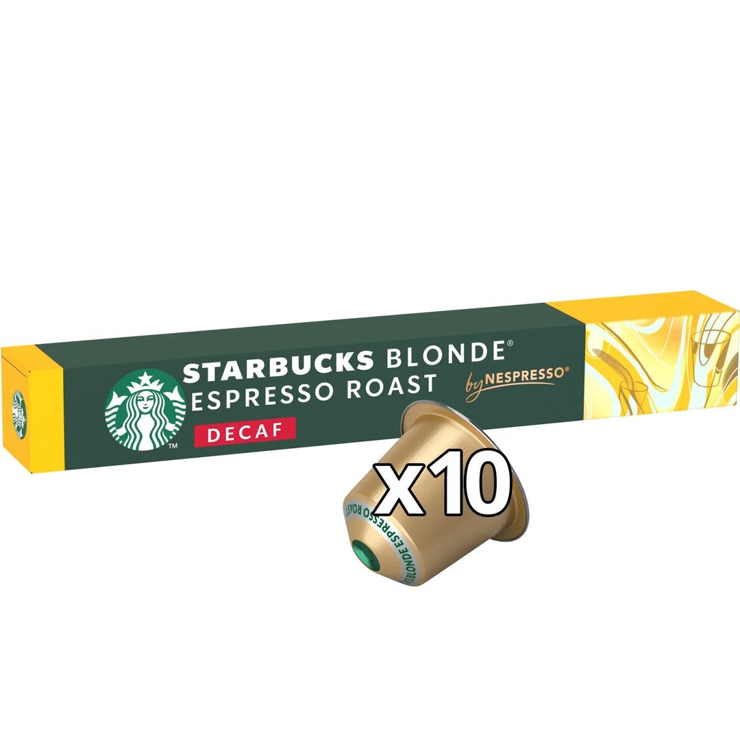 STARBUCKS-Café Capsules Blonde Espresso Décaféiné Intensité 6 Compatib ...