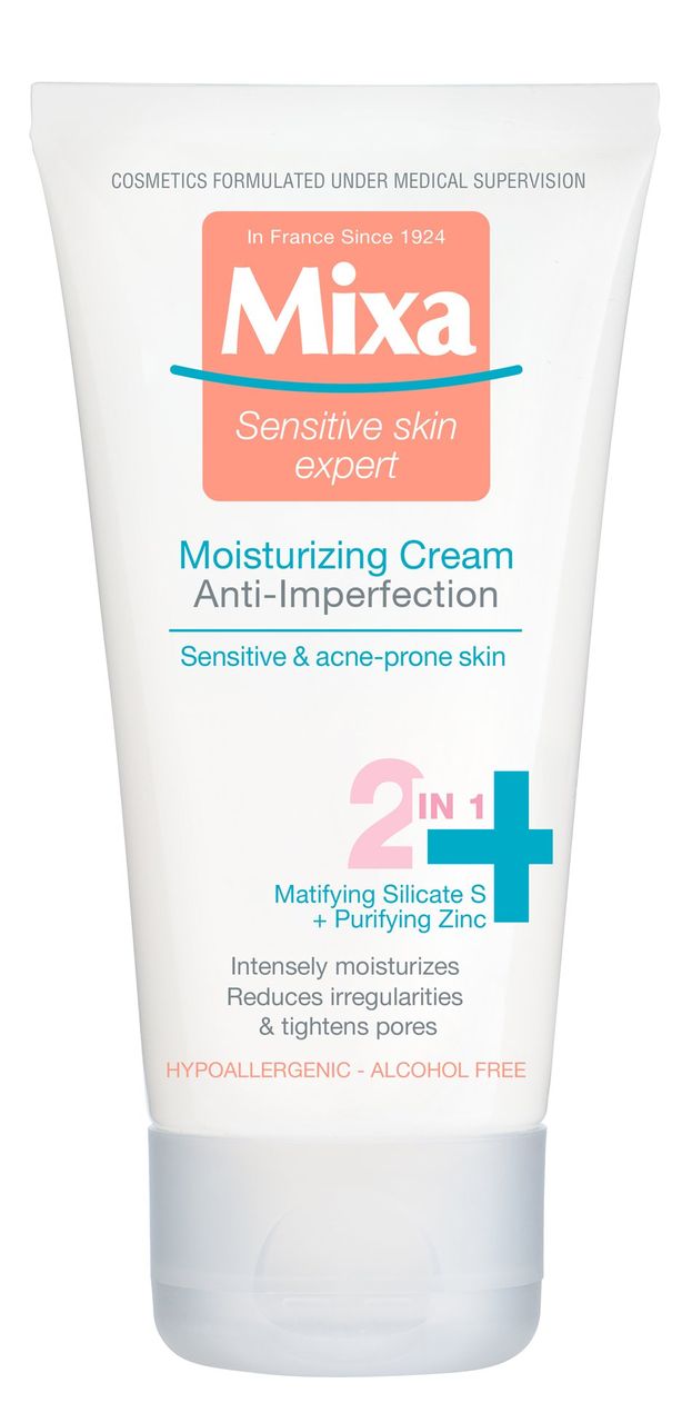Mixa - Moisturizing Cream, Glow Crème Anti-imperfections et Eclat 2-en ...