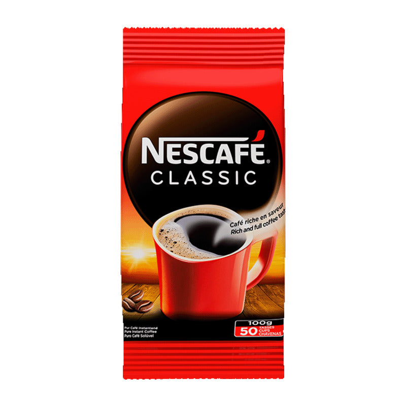 NESCAFE CLASSIC - Sachet de 100g de café soluble. – Dialy