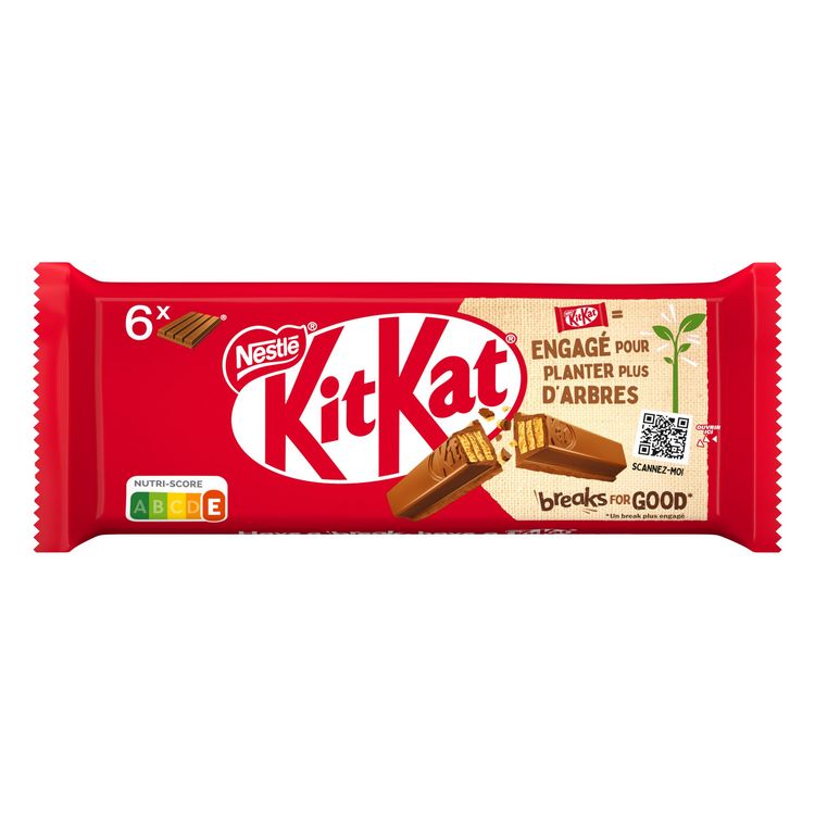 Nestlé – KitKat – Pack de 6 (249 g) – Dialy